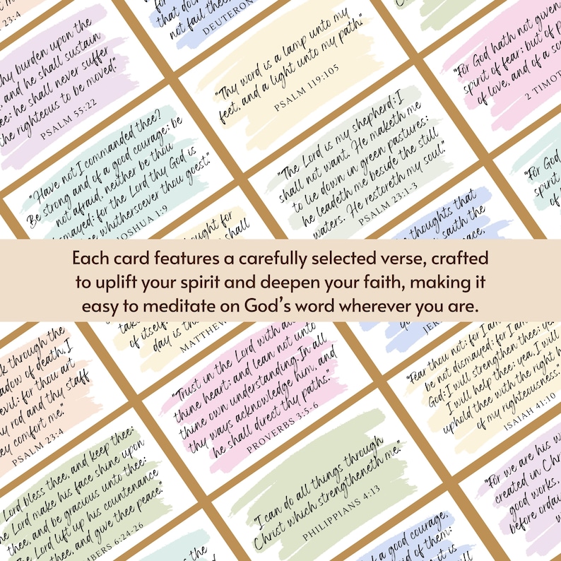 KJV Printable Bible Verse Cards Printable Scripture Cards, Christian ...