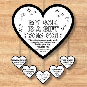 Father's Day Bible Craft Sunday School Fathers Day Craft Church ...