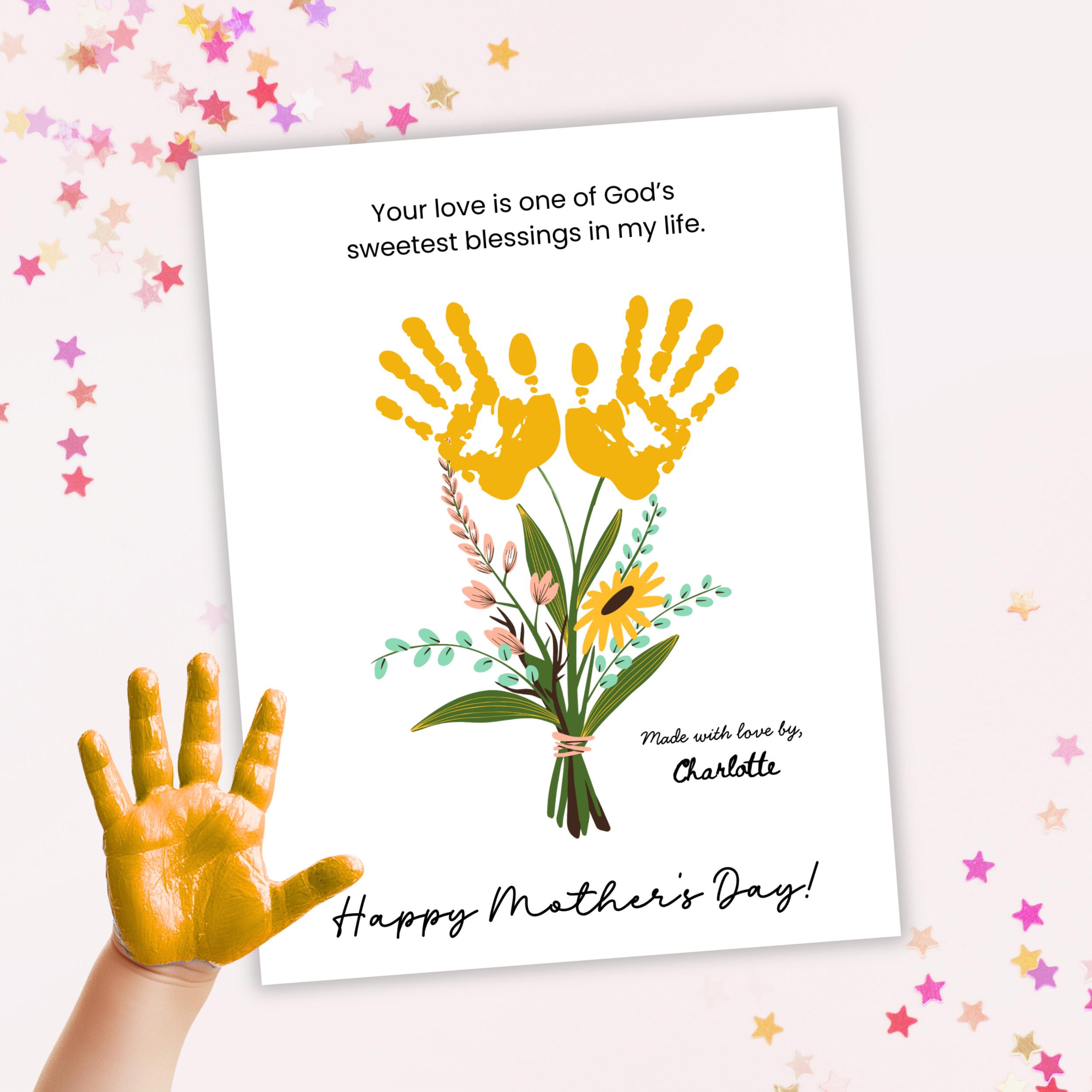 Mother's Day Sunday School Craft Toddler Pre K Kindergarten, Religious ...