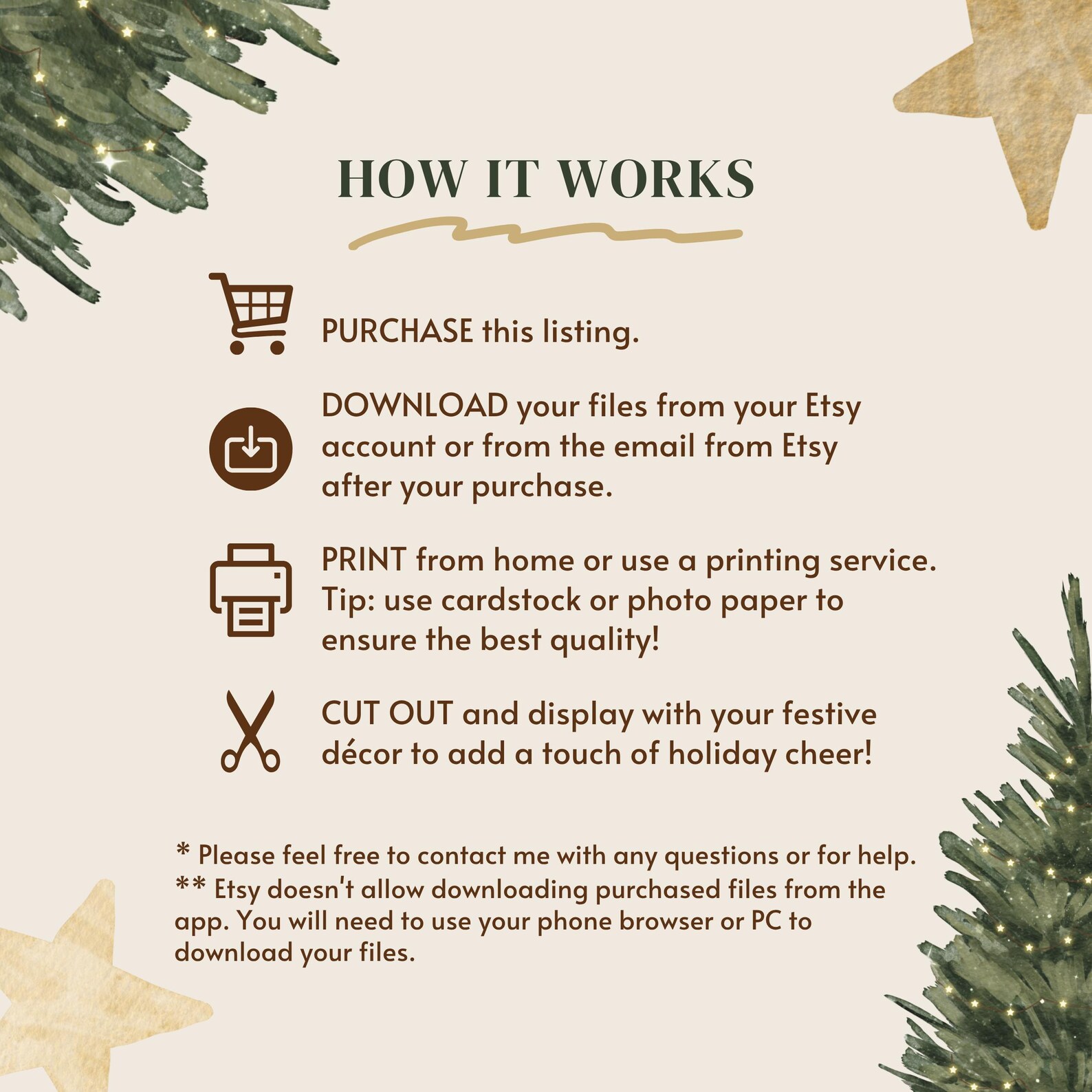 Printable & Editable Christmas Advent Activity Cards Printable Advent ...