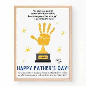 Father's Day Sunday School Craft Preschool Father's Day Craft Christian ...