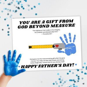 Father's Day Sunday School Craft Preschool Father's Day Craft Christian ...