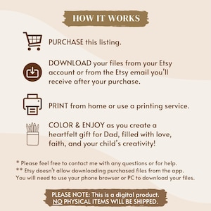 Christian Father's Day Coloring Page for Kids, Sunday School Fathers ...