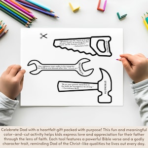 Father's Day Bible Craft Sunday School Fathers Day Craft Church ...