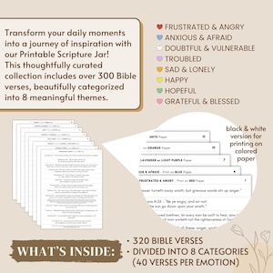 KJV Bible Verse Jar DIY Scripture Jar Printable Christian Read Me When ...