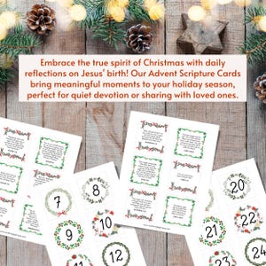 Printable Advent Calendar With Scriptures, Religious Advent Prayer ...