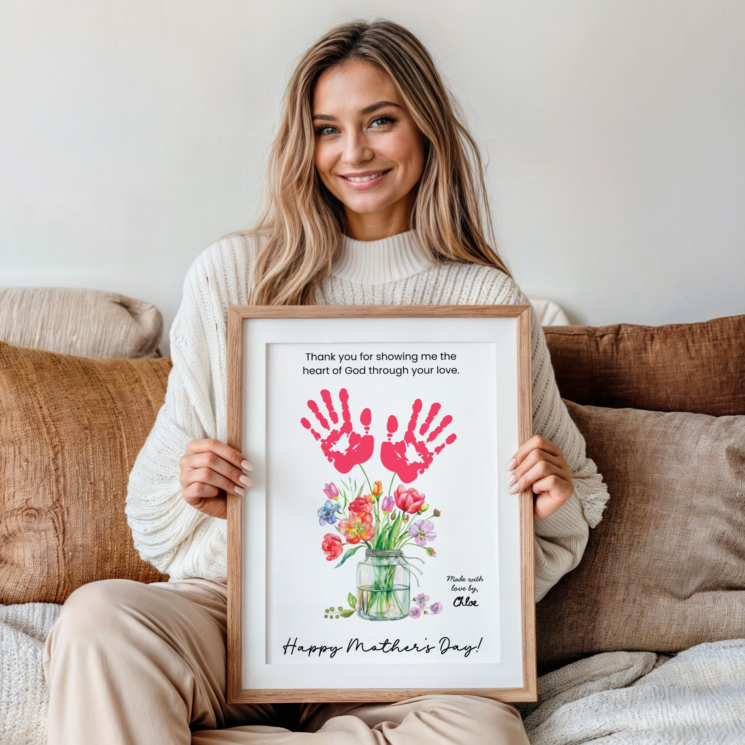 Religious Mother's Day Sunday School Craft Toddler, Printable Mothers ...