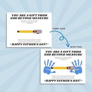 Father's Day Sunday School Craft Preschool Father's Day Craft Christian ...