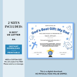 Christian Father's Day Bible Craft for Kids Sunday School Craft ...