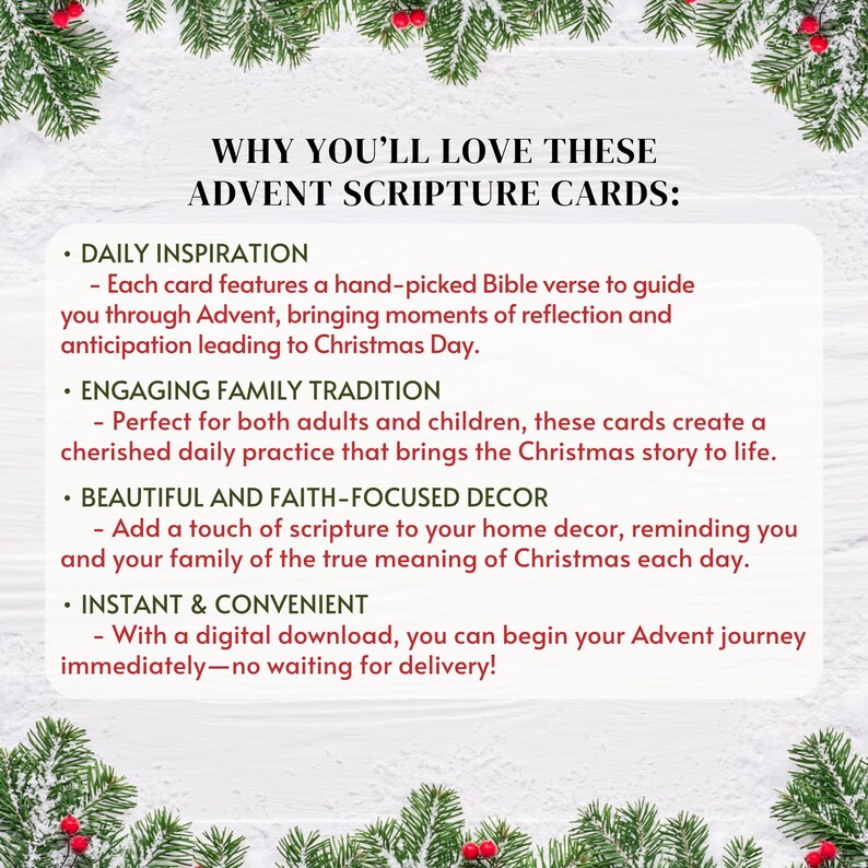 Printable Advent Calendar With Scriptures, Religious Advent Prayer ...