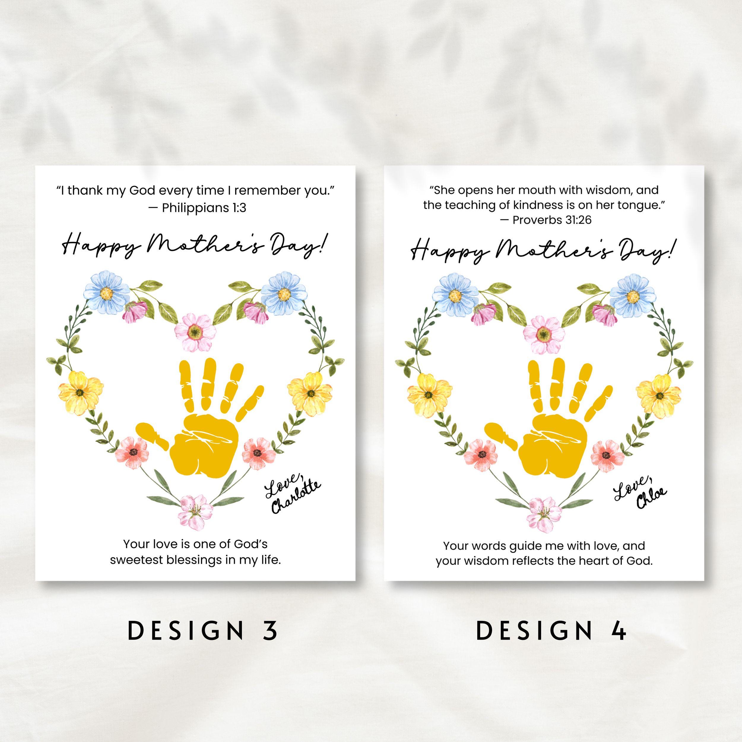 Mother's Day Bible Craft Kids Handprint Craft Mothers Day Sunday School ...