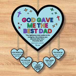 Father's Day Bible Craft Sunday School Fathers Day Craft Church ...