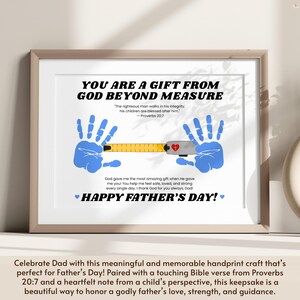 Father's Day Sunday School Craft Preschool Father's Day Craft Christian ...