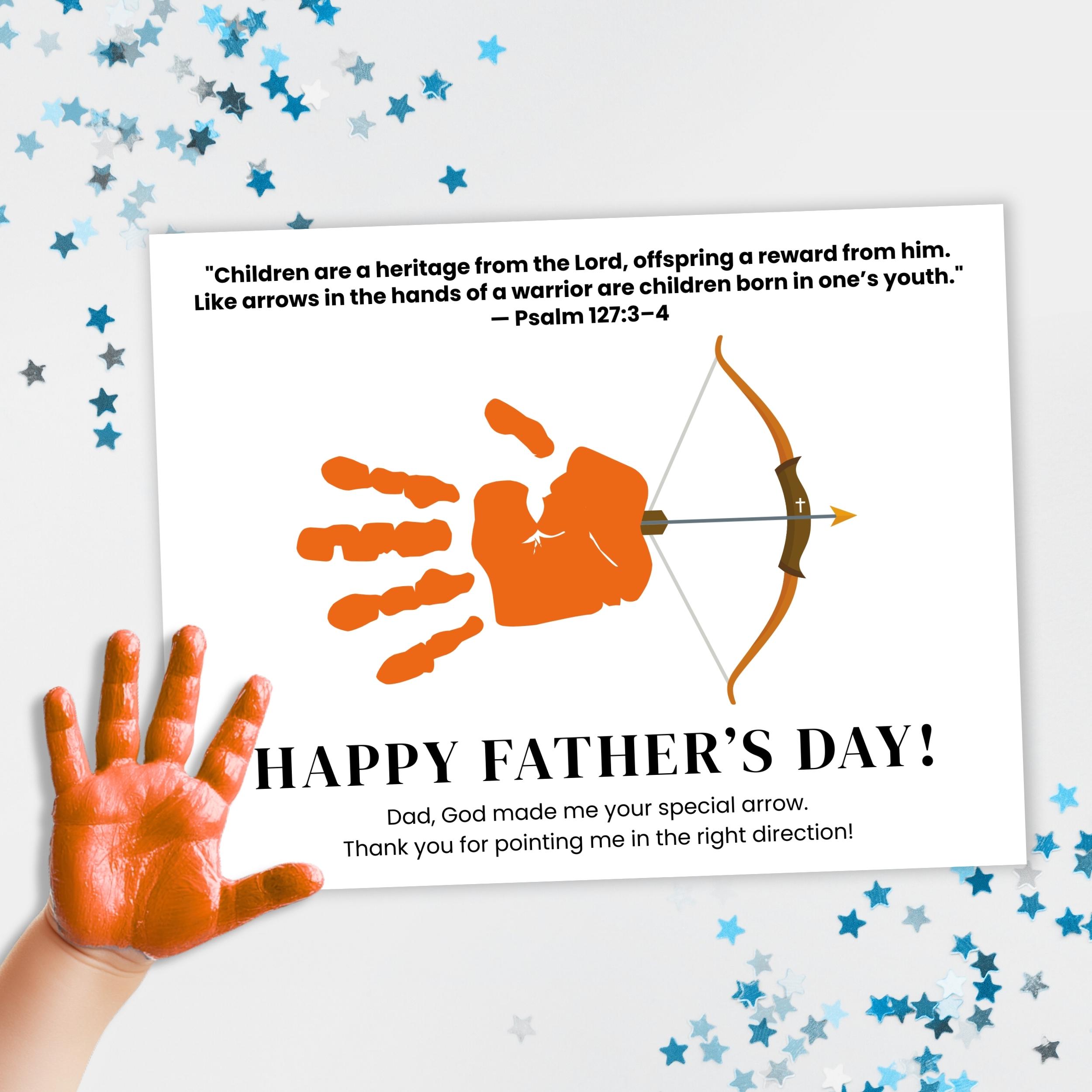 Father's Day Sunday School Craft Preschool Father's Day Craft Christian ...