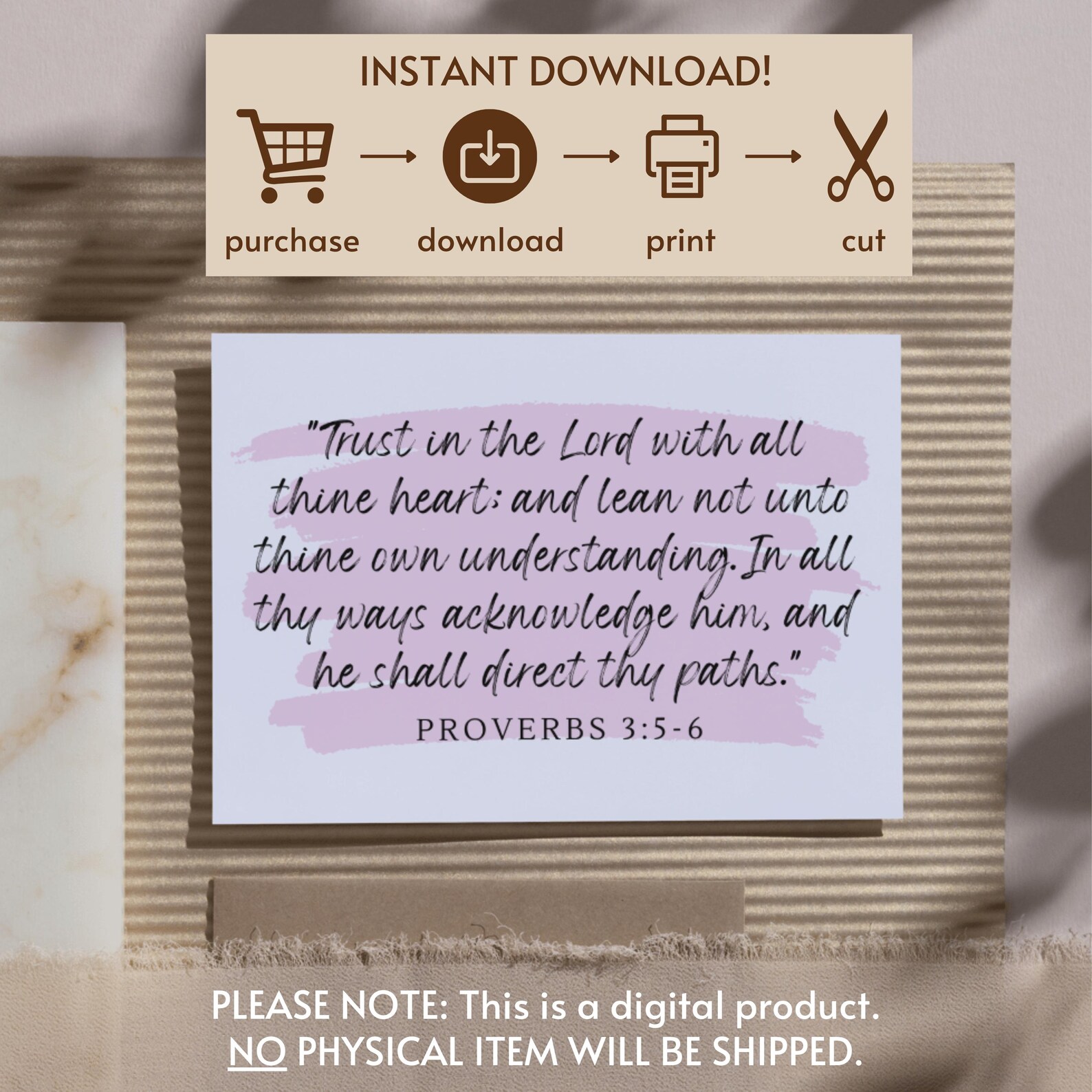 KJV Printable Bible Verse Cards Printable Scripture Cards, Christian ...