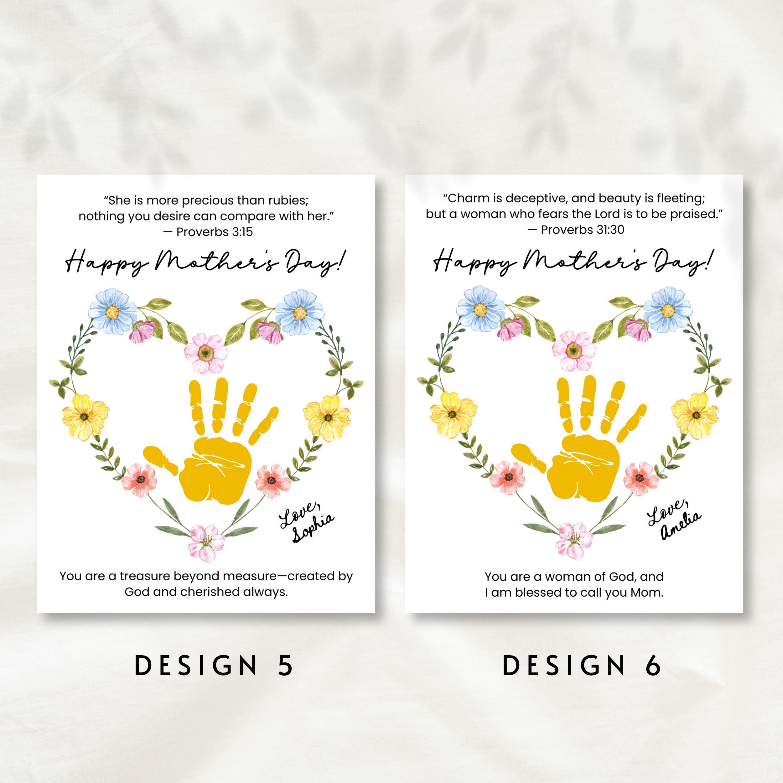 Mother's Day Bible Craft Kids Handprint Craft Mothers Day Sunday School ...