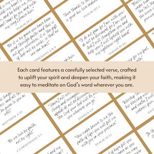 240 Printable Bible Verse Cards, Printable Scripture Cards, Scripture ...