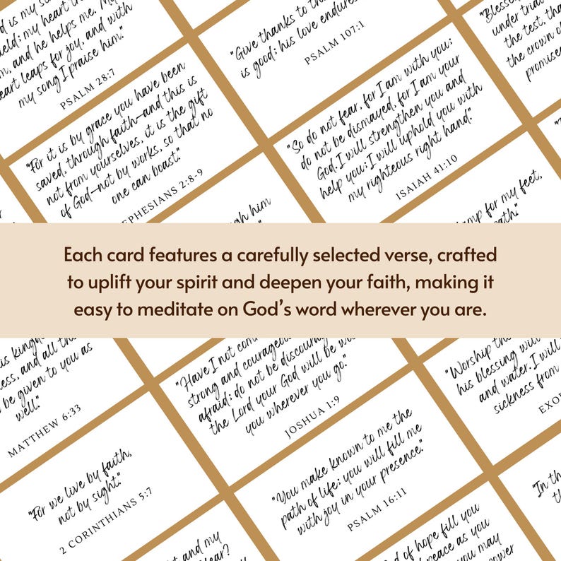 240 Printable Bible Verse Cards, Printable Scripture Cards, Scripture ...