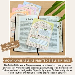 Entire Bible Made Simple, Bible Summary Guide, Bible Chapter Summary ...