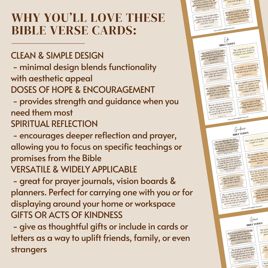 Bible Verse Cards Printable Scripture Cards Printable, Mini Scripture ...