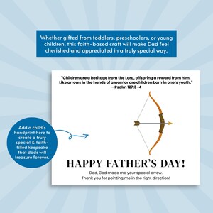 Father's Day Sunday School Craft Preschool Father's Day Craft Christian ...