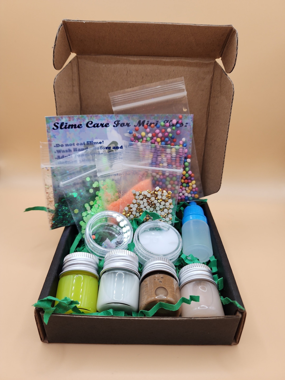 Mini Slime Diy Kit - Etsy Australia