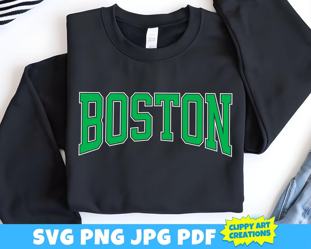 Boston Varsity Letters SVG, Massachusetts SVG, USA City Svg, Boston Png ...