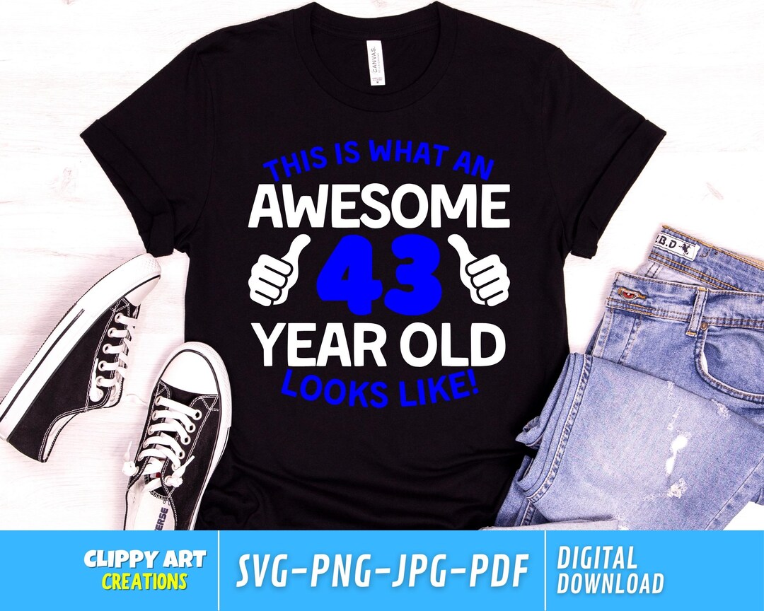 43rd Birthday SVG, 43 SVG, 1982 Svg, Its My Birthday Svg, 43 Birthday ...