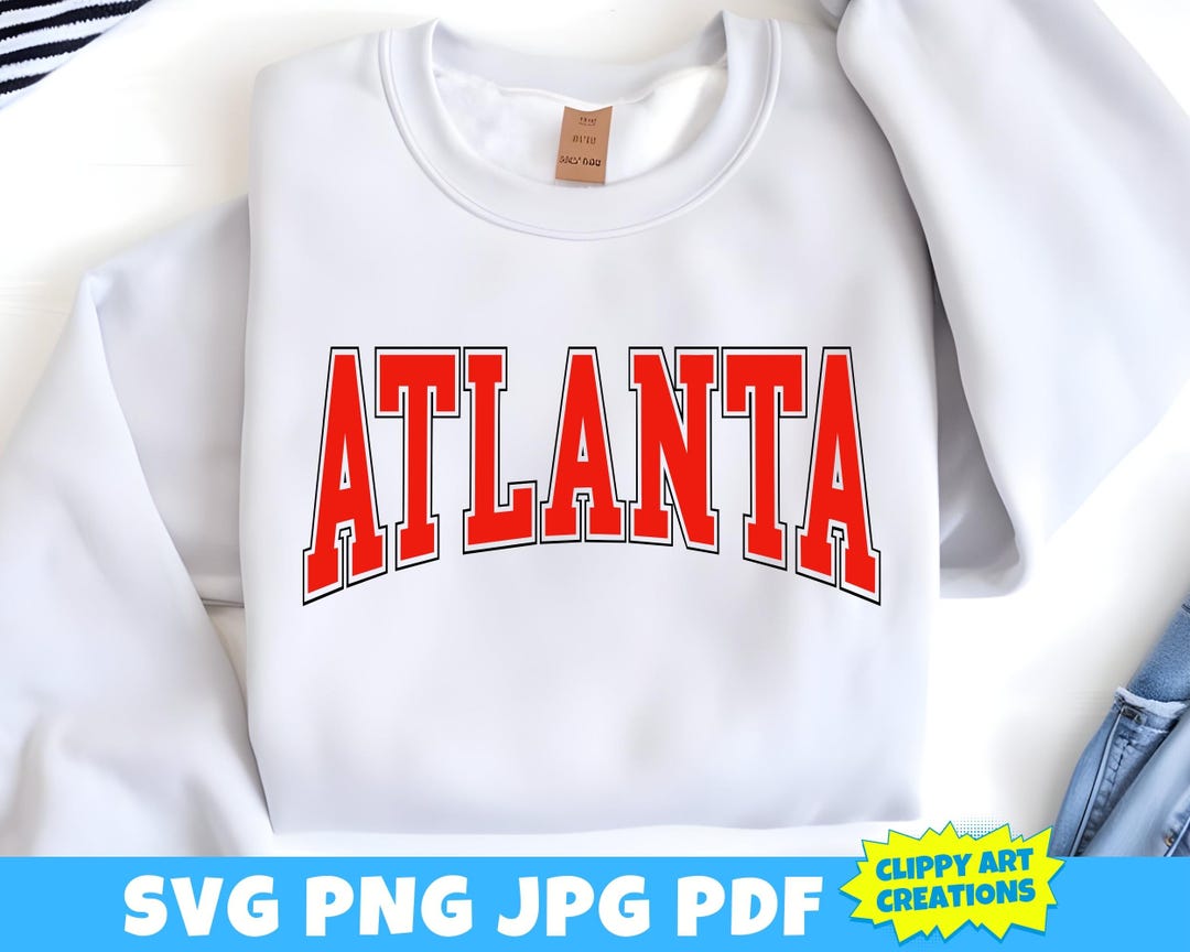 Atlanta SVG, Atlanta PNG, Football SVG, Baseball Svg, Basketball Svg ...