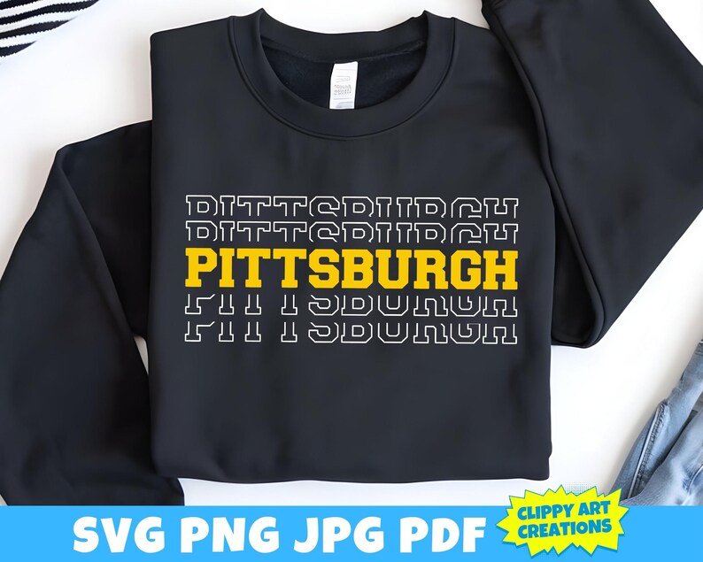 Pittsburgh SVG, City SVG, United States Svg, Pittsburgh Png, Football ...