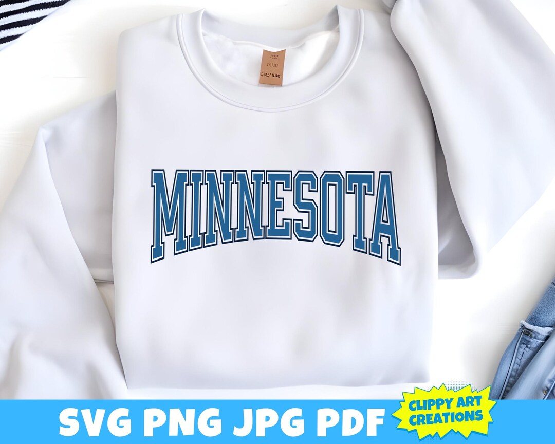 Minnesota Varsity Letters Svg, MN SVG, USA State Svg, Minnesota Png ...