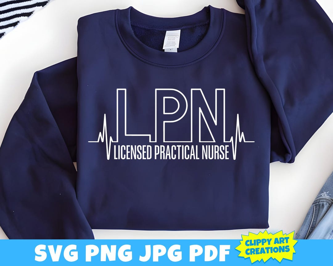 LPN Heartbeat SVG, LPN Nurse Png Designs, Lpn T Shirts Sublimation Svg ...