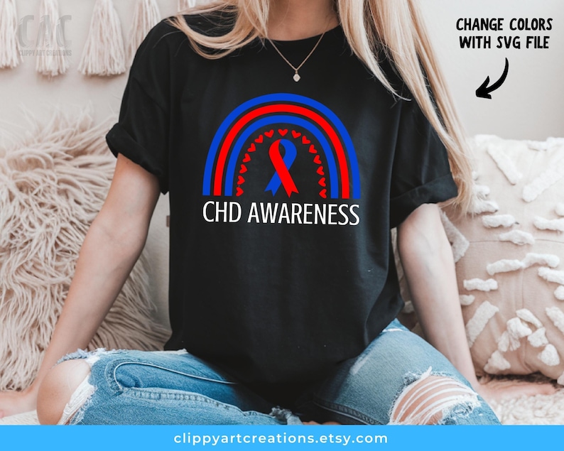 CHD Awareness SVG, Awareness Ribbons SVG, Chd Png, Chd Dad, Chd Mom, We ...