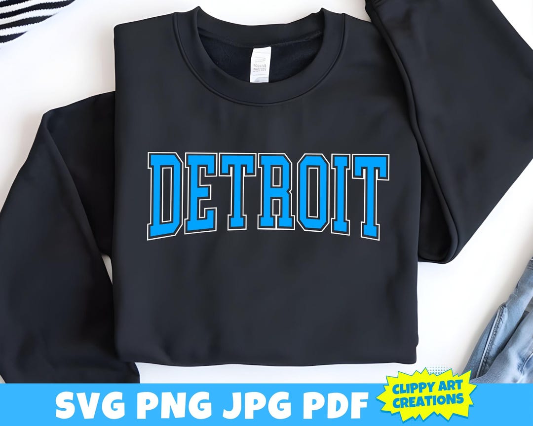 Detroit SVG, USA City SVG, Detroit Png, Football Svg, Baseball Svg ...