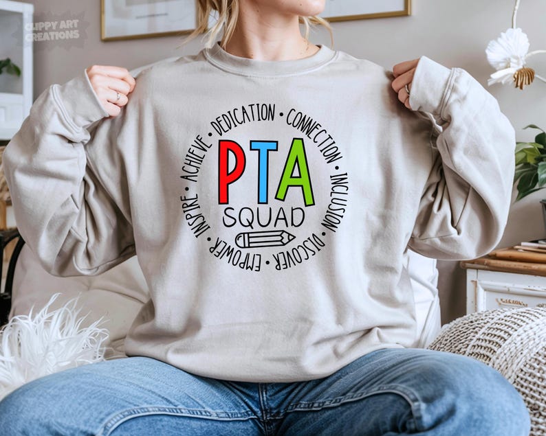 PTA Squad SVG, Back to School Png, 100 Days of School, Pta Crew Png ...