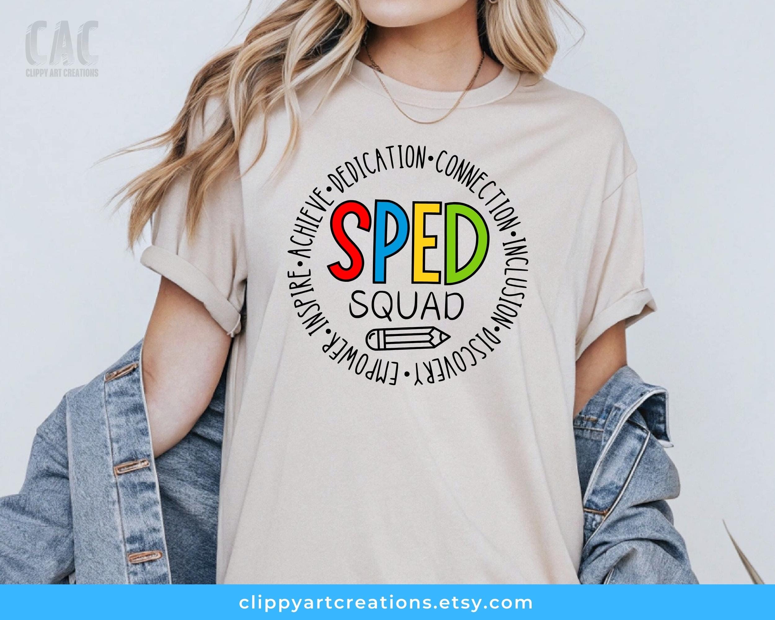 Sped Squad PNG, Sped Teacher SVG, Sped Squad Svg, Sped Dream Team Png ...