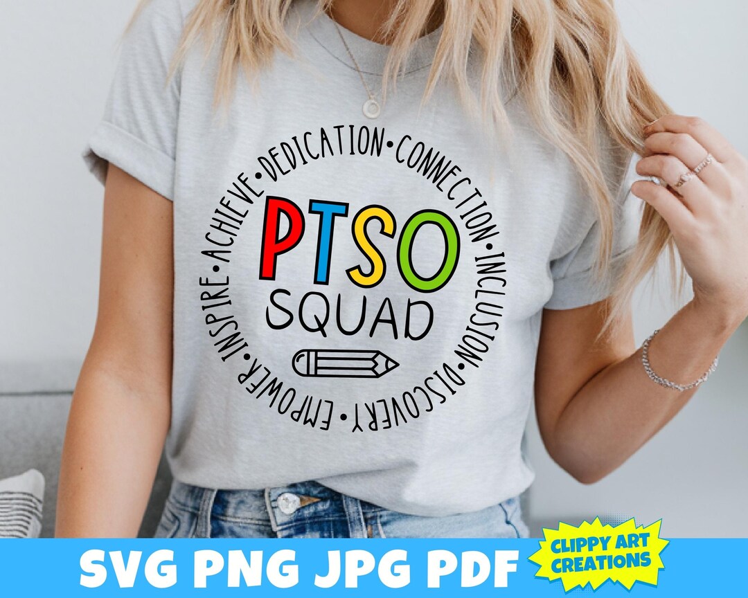 PTSO Squad SVG, PTO Mom Svg, Ptso Crew Png, Ptso Mom Png, School Svg ...