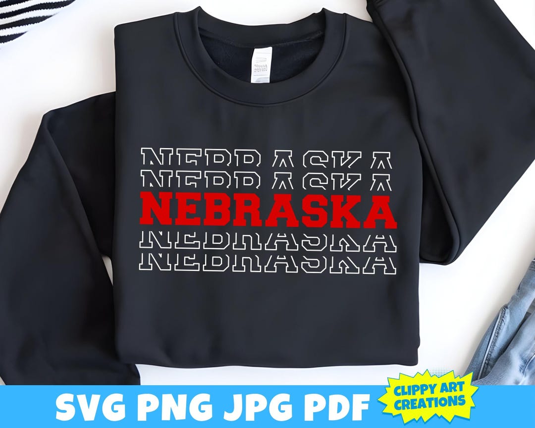 Nebraska SVG, Varsity Letters SVG, USA Svg, N Png, Volleyball, Football ...