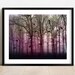Landscape Photography, Surreal Print, Pink, Blush, Mauve, Trees, Nature ...