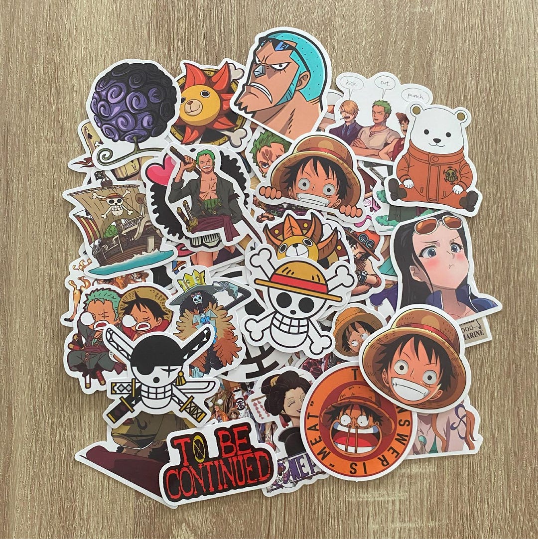 One Piece Stickers, Individually or in a Pack of Manga One Piece ...