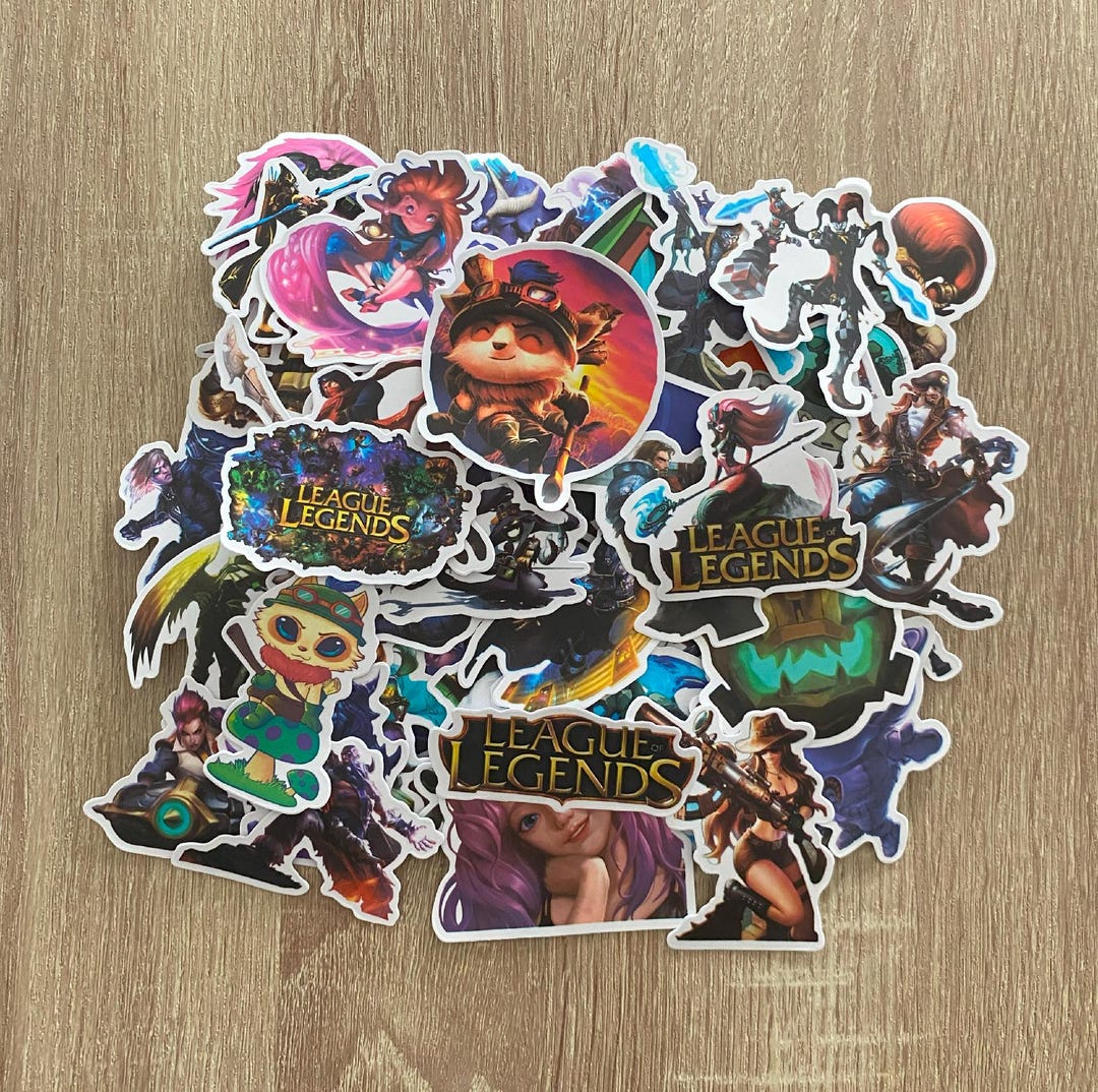 League of Legends Stickers Set, Single or Pack of LOL Stickers, Gaming ...