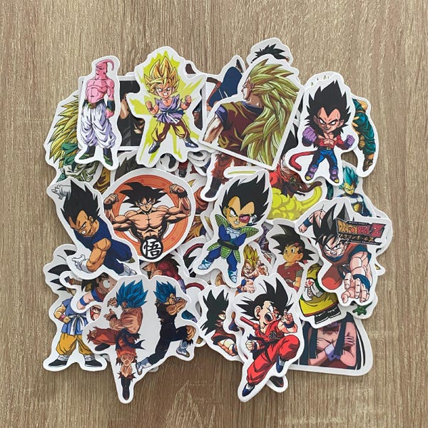 Dragon Ball Z Stickers - Etsy