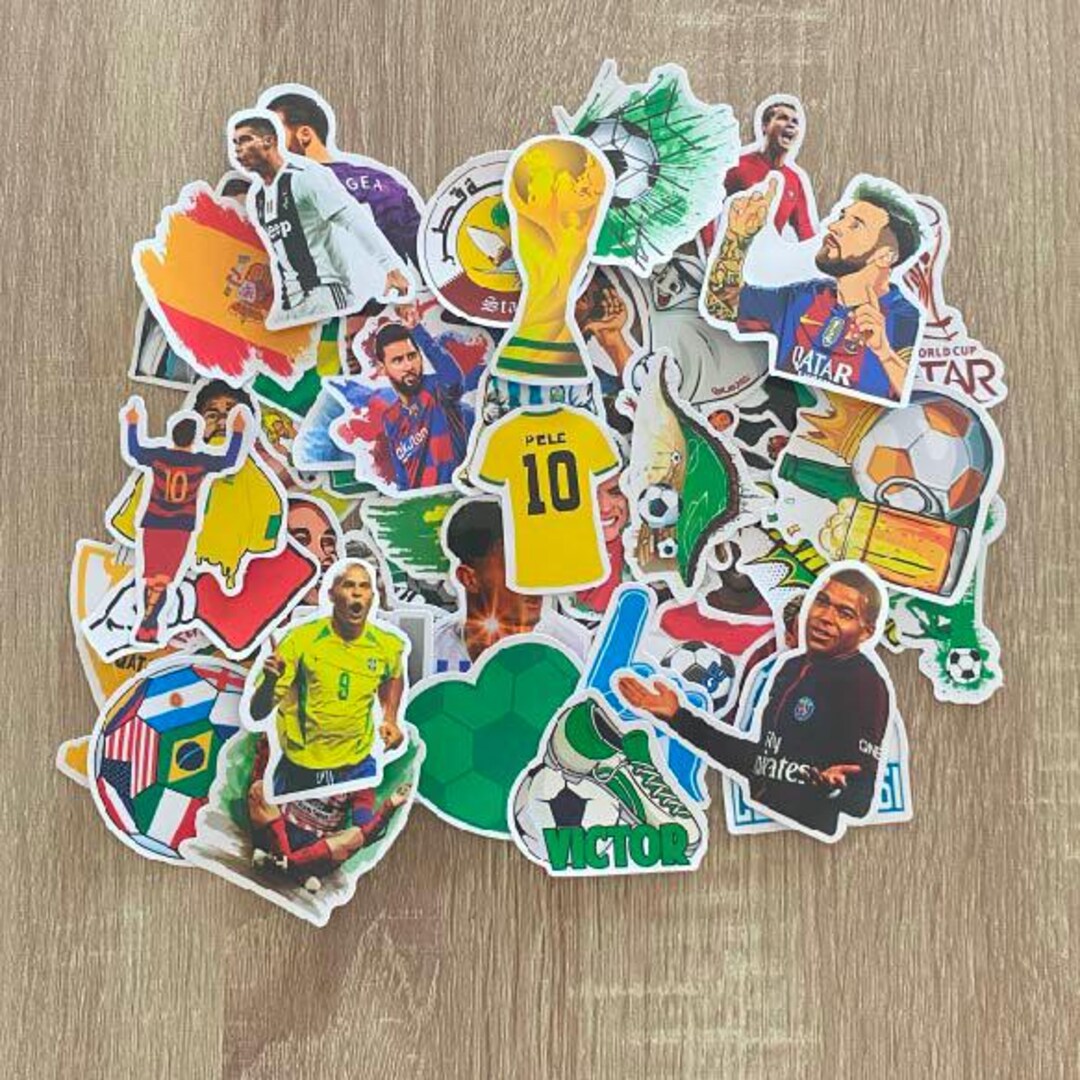 Football Stickers Set, Football Sticker Set, CR7, Messi, Ronaldo ...