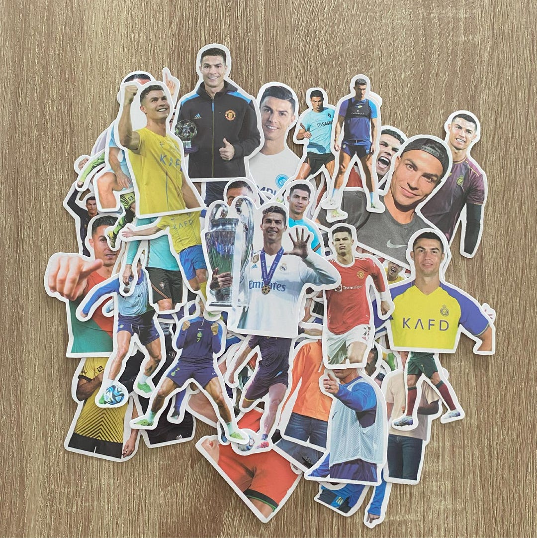 Cristiano Ronaldo Stickers, Individually or in a Pack of CR7 Stickers ...
