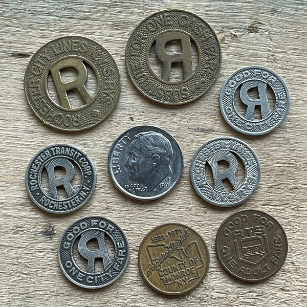 Bus Tokens - Etsy