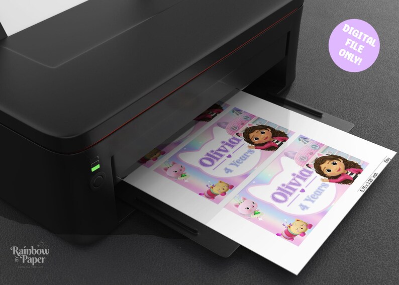 Printable Gabby's Dollhouse Nezuko Box Label, Nezuko Box Label, Manga ...