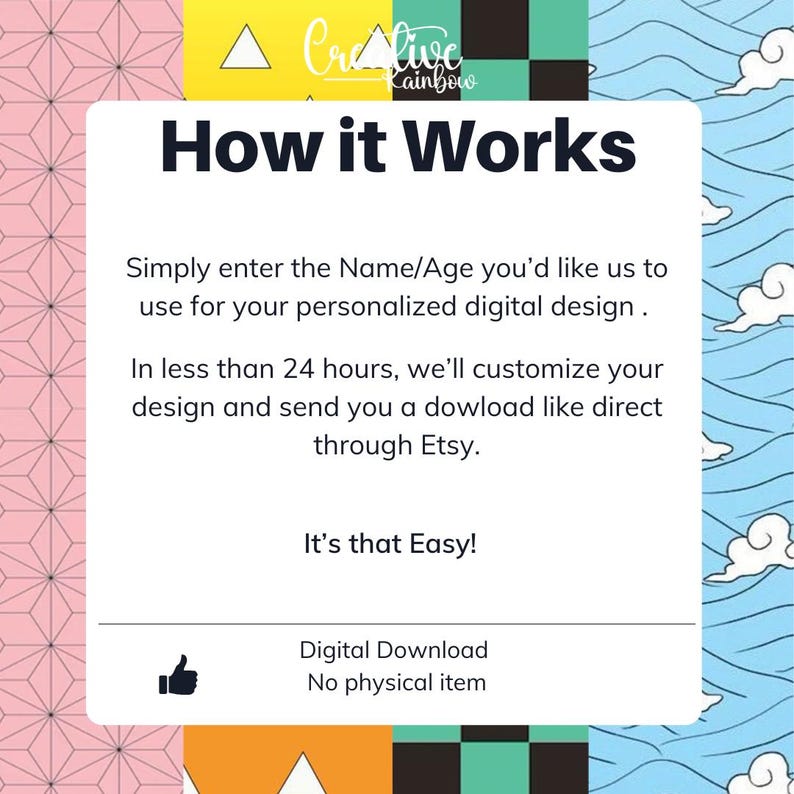 Printable Demon Slayer Cake Topper Tanjiro / Digital File - Etsy