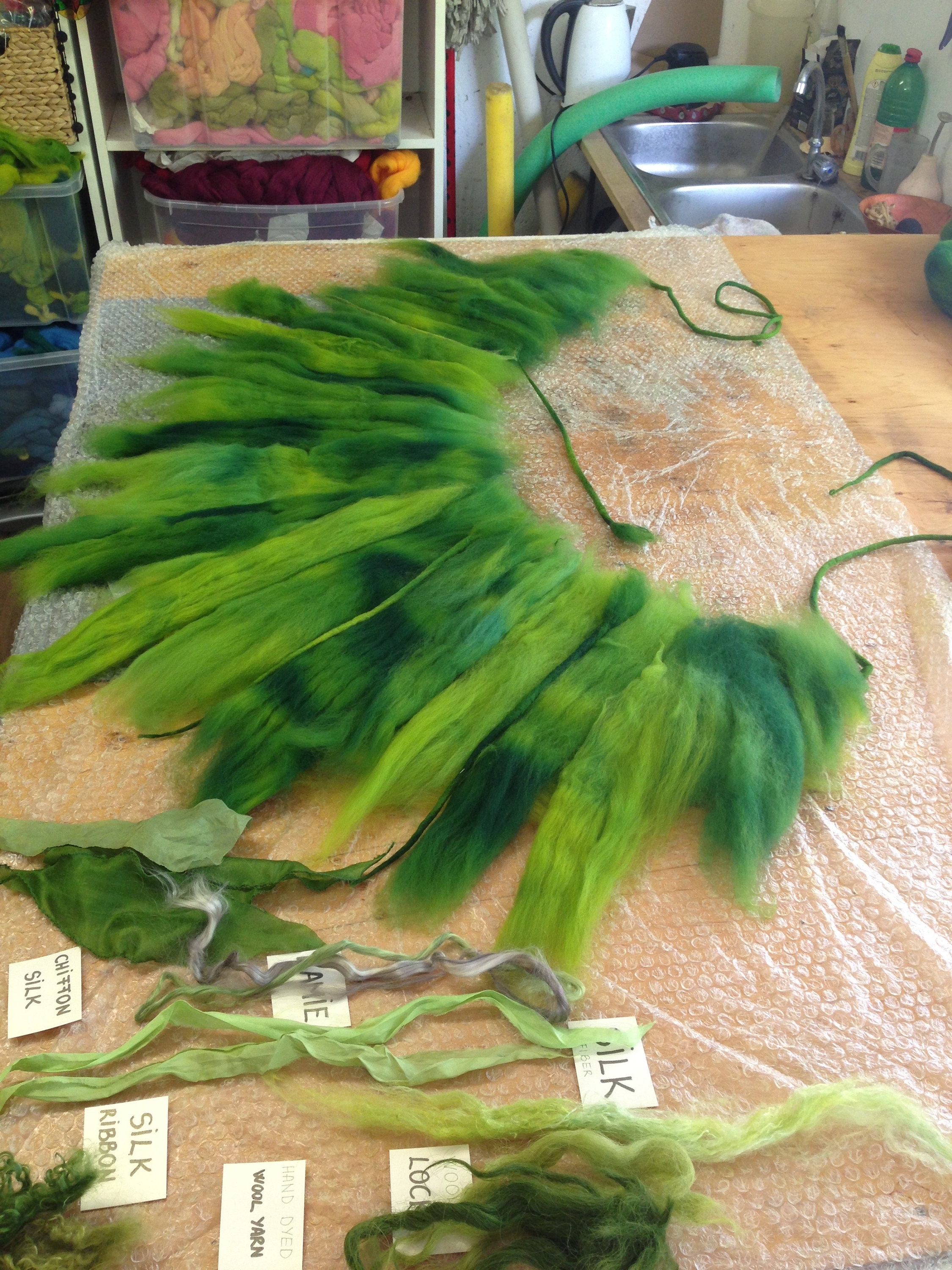 Video Tutorial! Fairy Skirt TUTORIAL . Beginner and Advanced Wet Felted ...