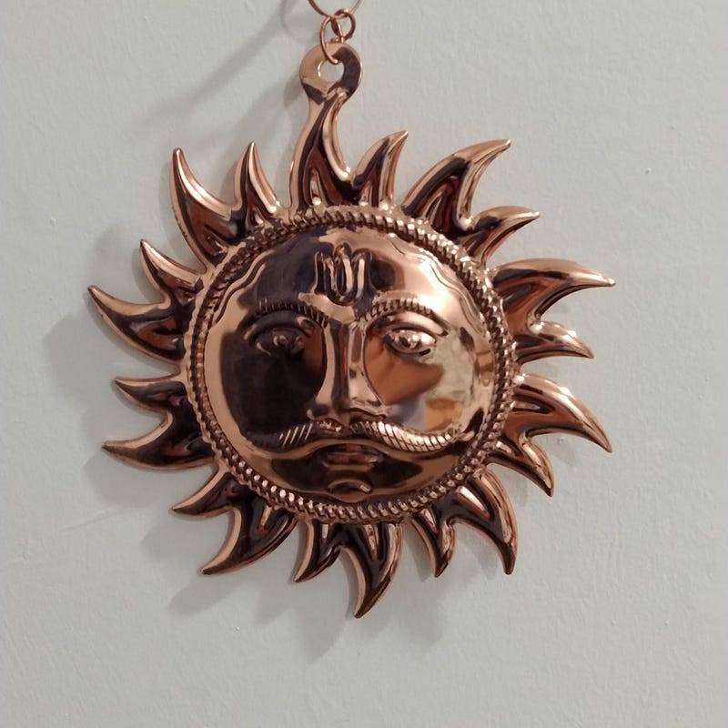 Copper Sun Wall Art - Etsy