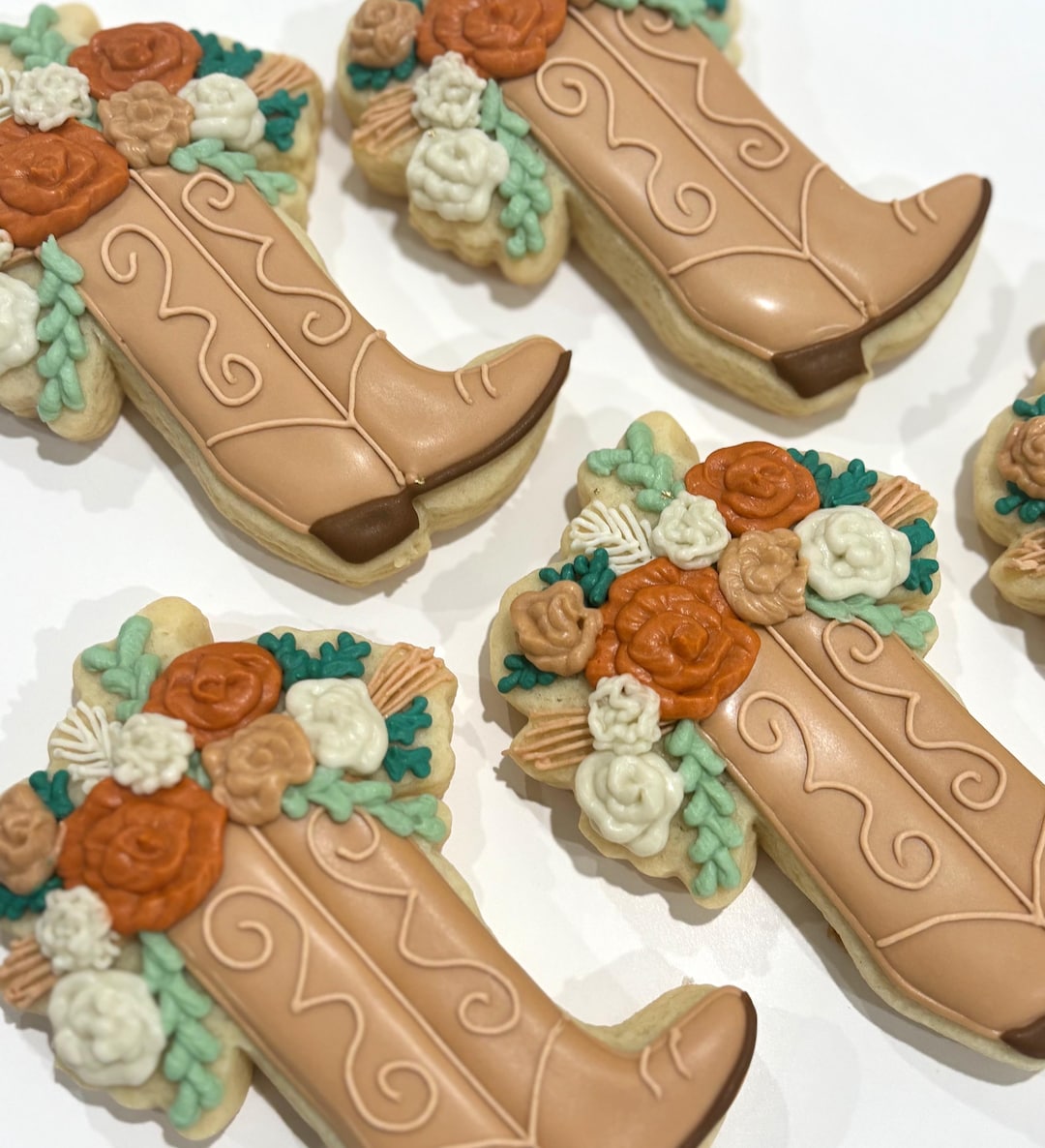 Floral Cowboy Boot STL File Cookie Cutter - Etsy
